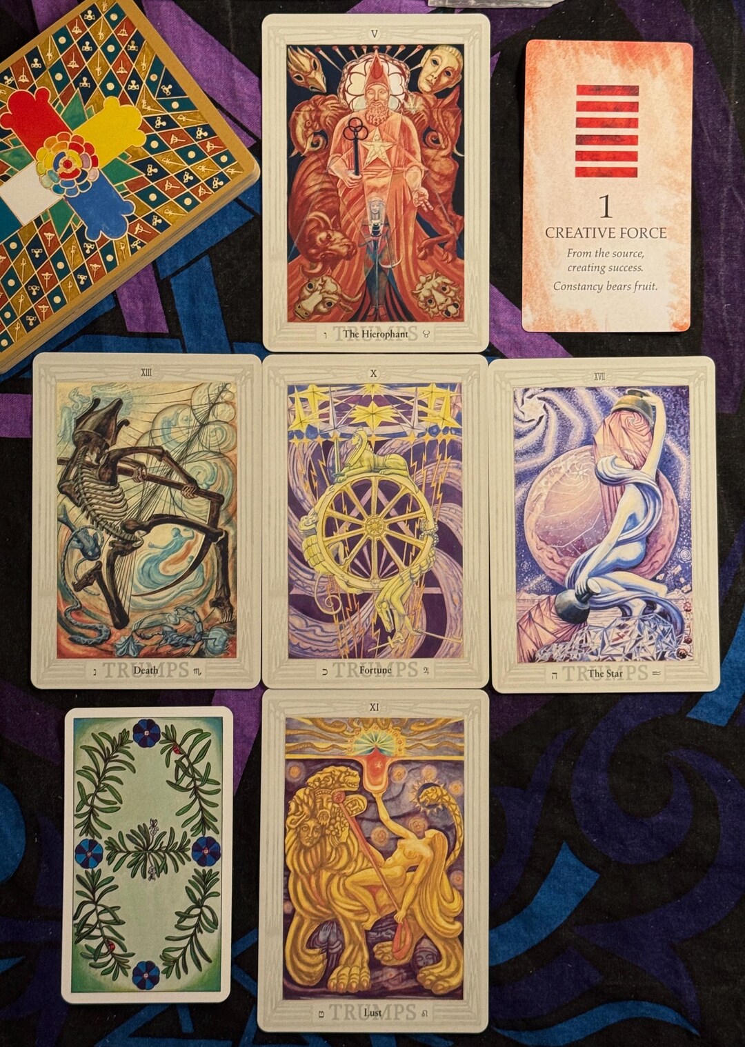 5 Card Elemental Spread - Riddle of the Sphinx + I Ching Casting ...
