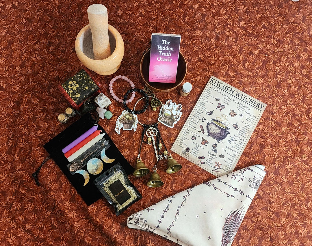 Witch Kit, Witch Box, Witchcraft Kit, Witchcraft Supplies, Witchcraft ...