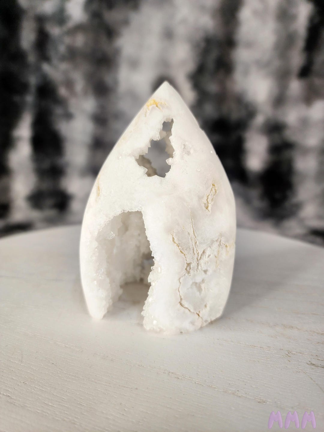 White Geode Crystal Freeform, White Geode Crystal, White Geode, White ...