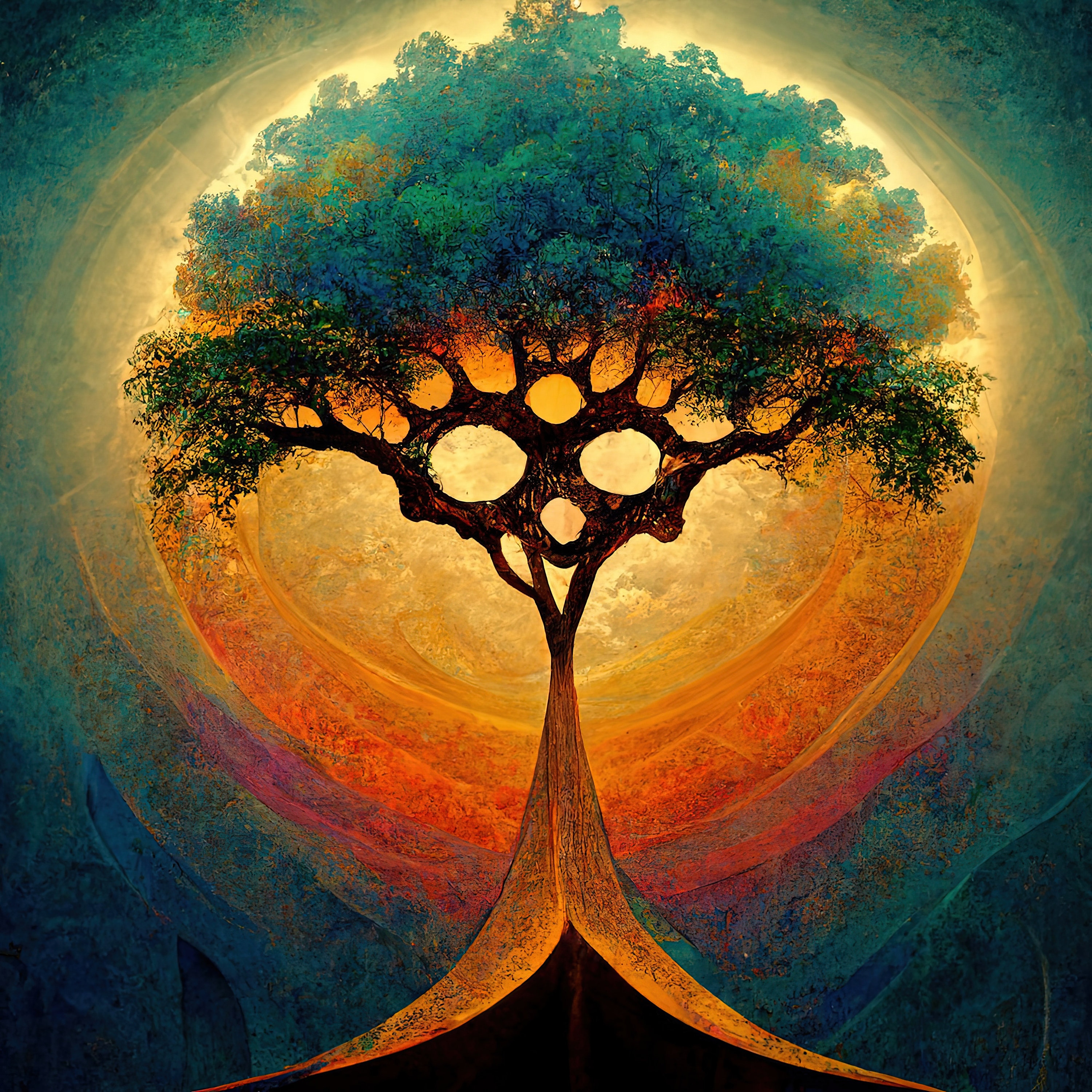 Tree of Life - Digital Download of Image - Beautiful Printable Artwork ...