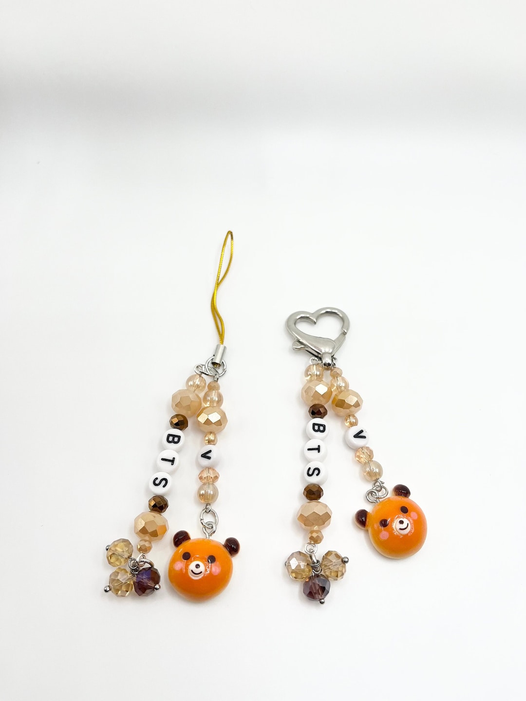 BTS V Handmade Keychain- Taehyung Cute Accessory- BTS V Phone Charm ...