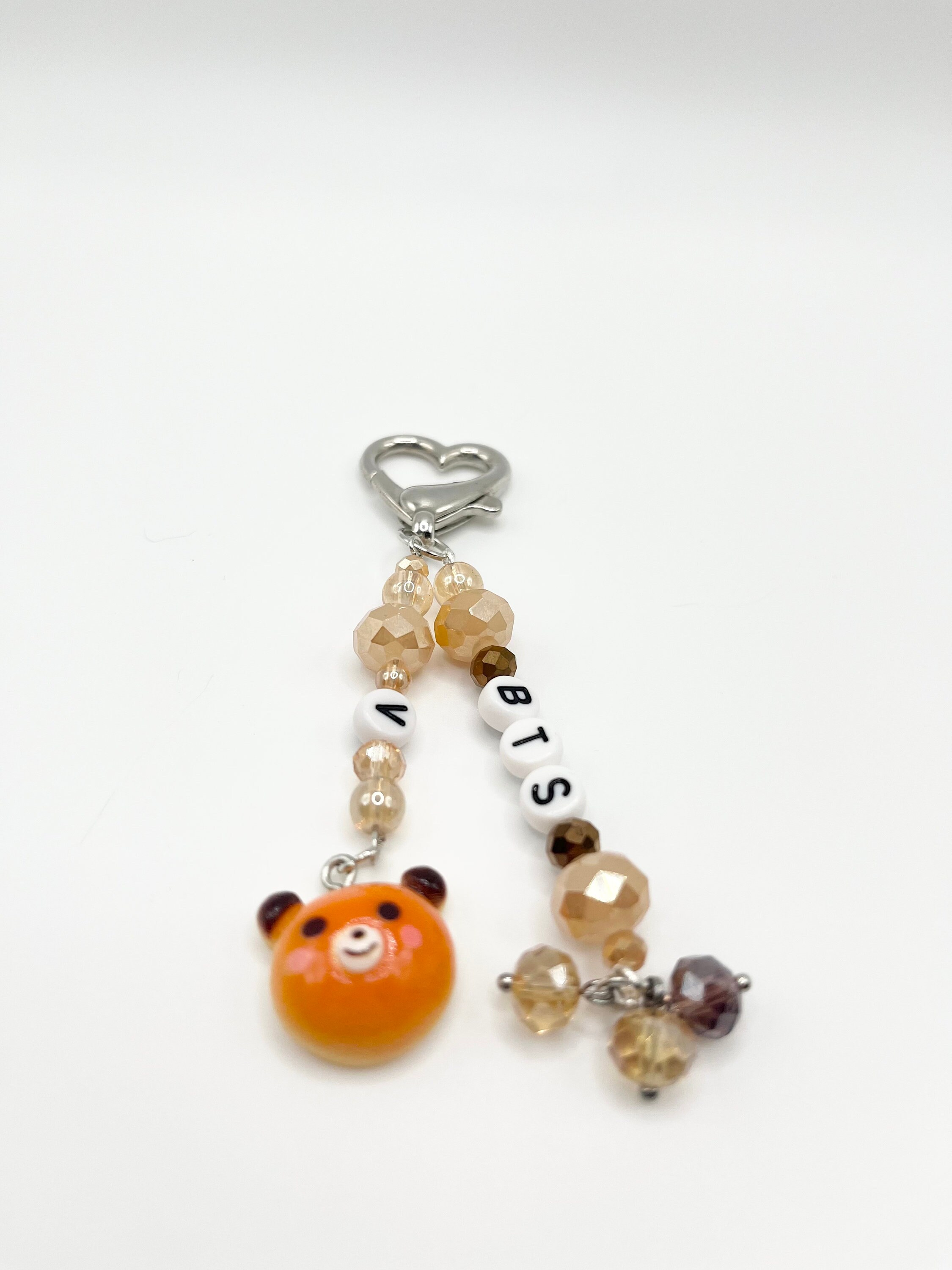 BTS V Handmade Keychain Taehyung Cute Accessory BTS V Phone Charm-armys ...