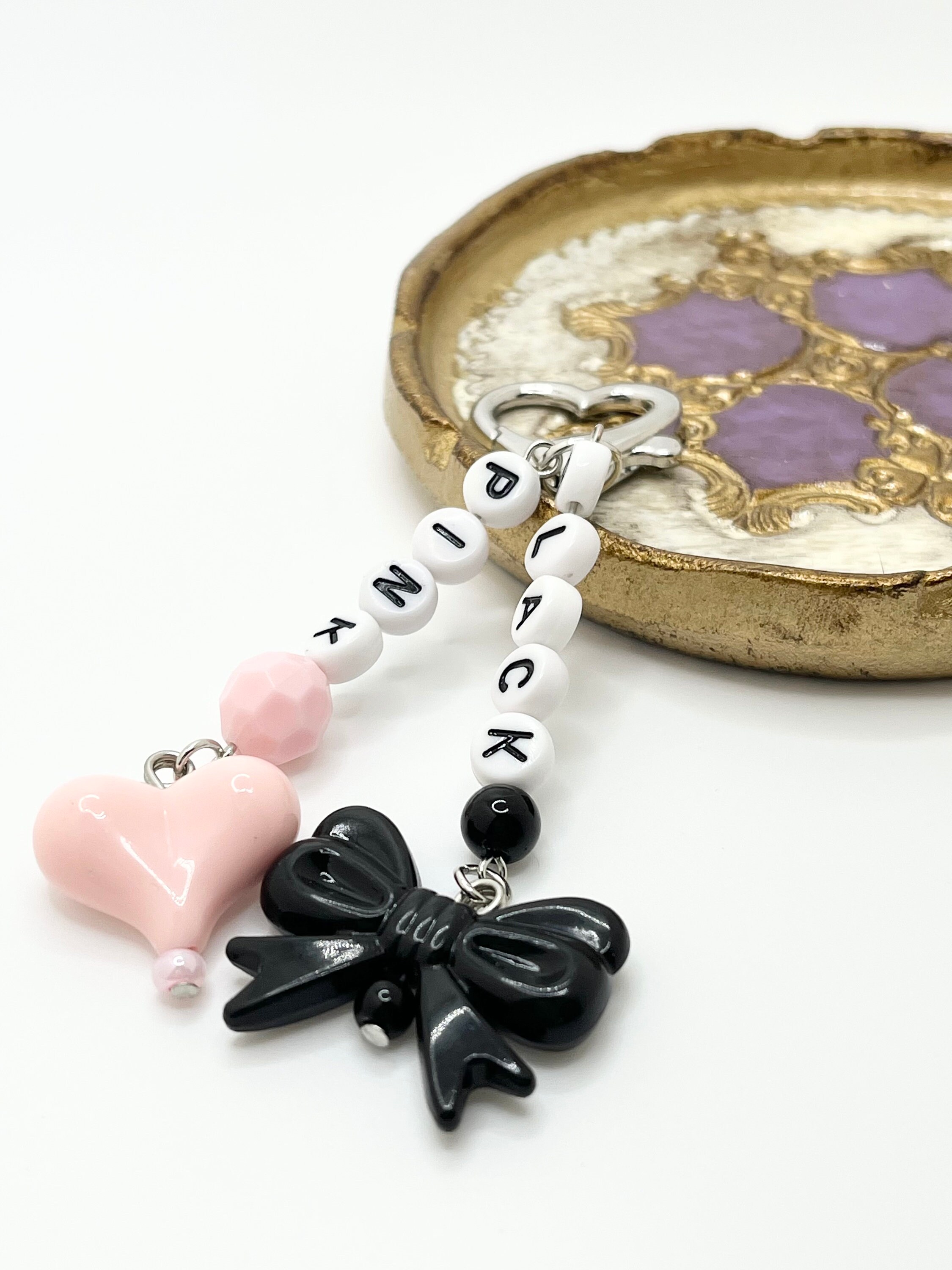 Blackpink Beaded Keychain Blackpink Handmade Kpop Accessory Blackpink ...