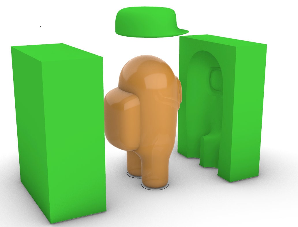 Among Us 3D Printer Mold and Character .stl Files - Unofficial Fan Art ...