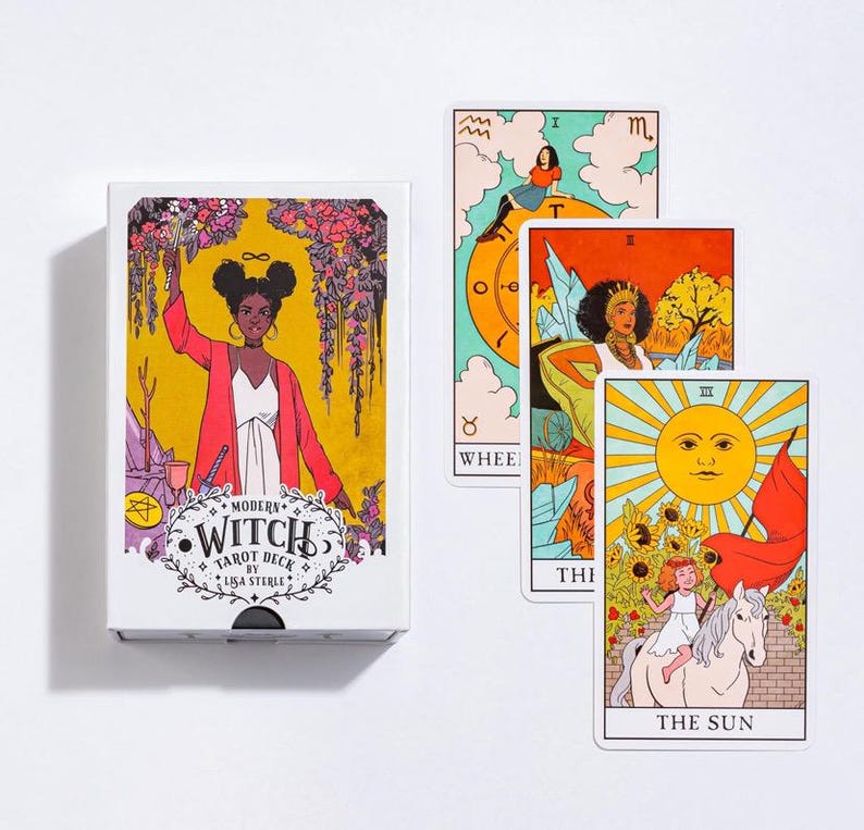Modern Witch Tarot Deck With Guidebook 78 Card Set for Tarot Reading ...