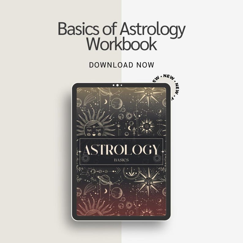 Basics of Astrology Workbook | Beginner’s Guide to Zodiac Signs ...