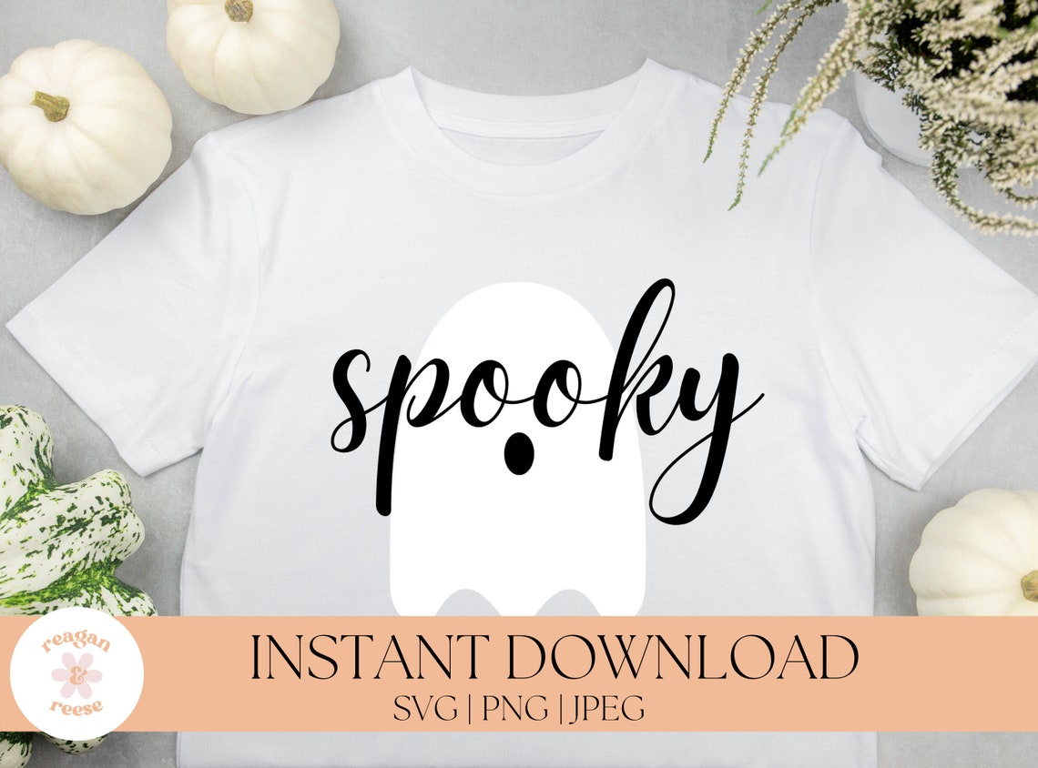 Spooky Svg, Spooky Png, Halloween Svg, Fall Svg, Ghost Svg - Etsy