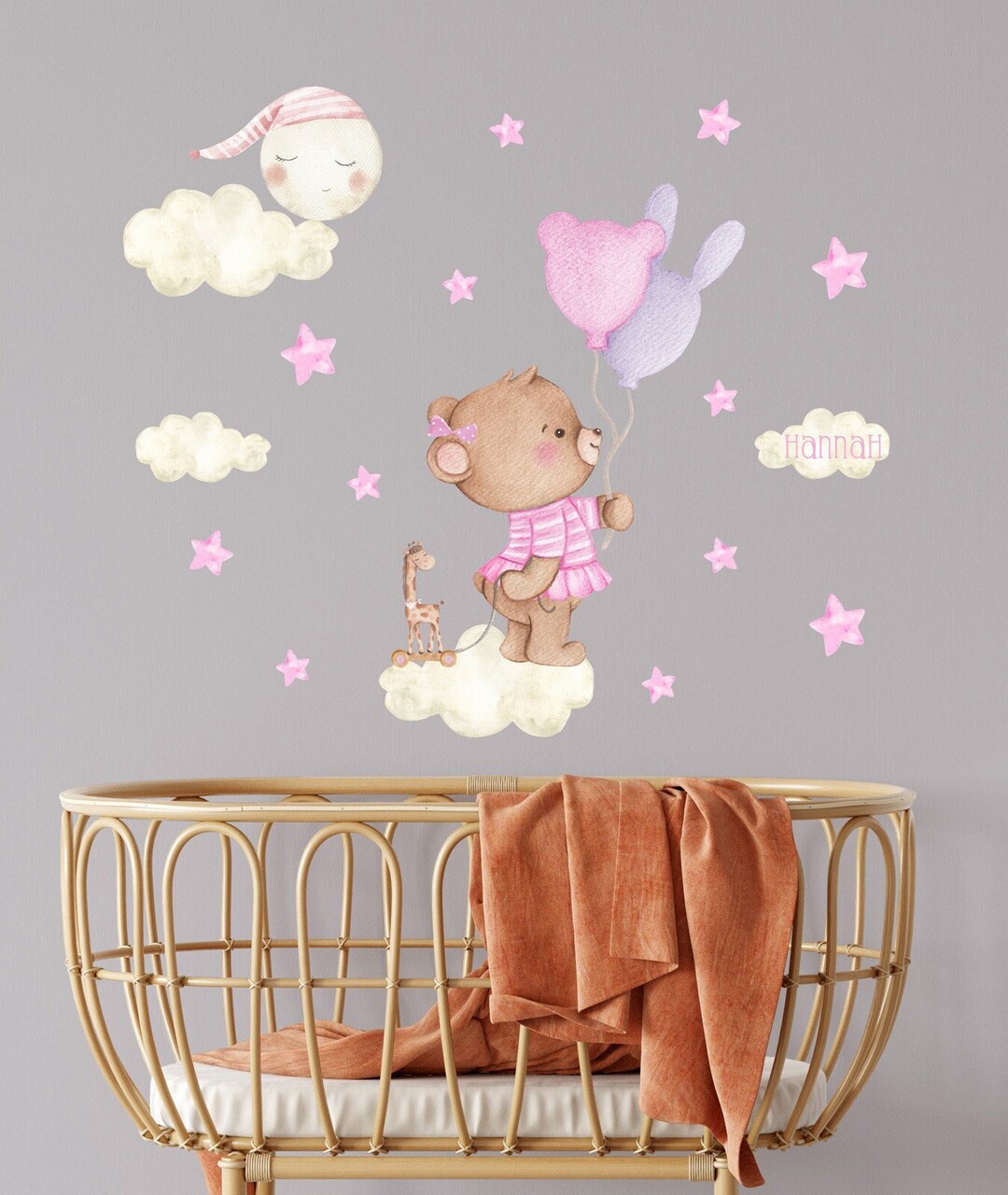 Teddy Bear Wall Decals Baby Room | Teddy Bear Wall Stickers ...