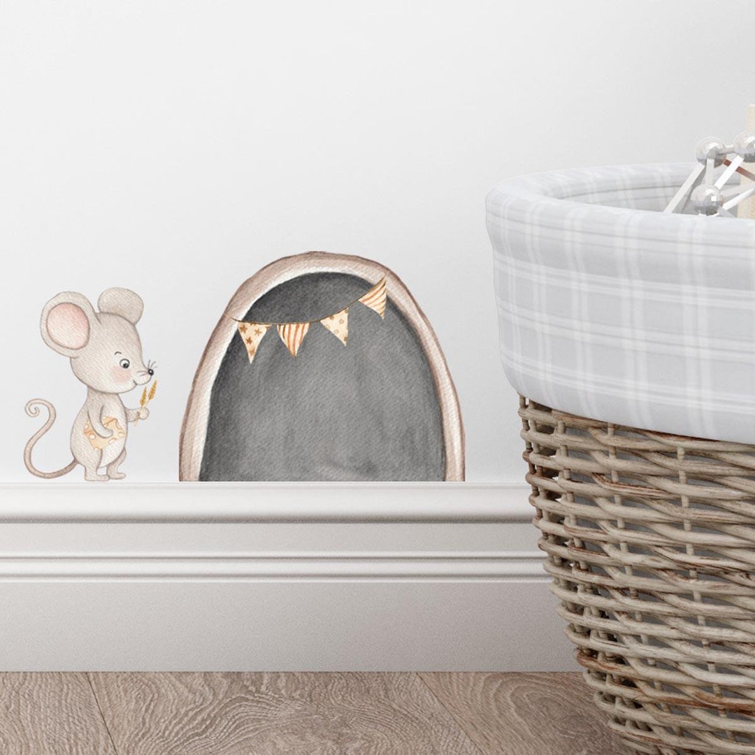 Mice Wall Decor | Mouse Hole Small Wall Sticker Baby Room | Mouse Door ...