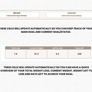 Weight Loss Tracker Spreadsheet Weight Tracker Google Sheet Digital ...
