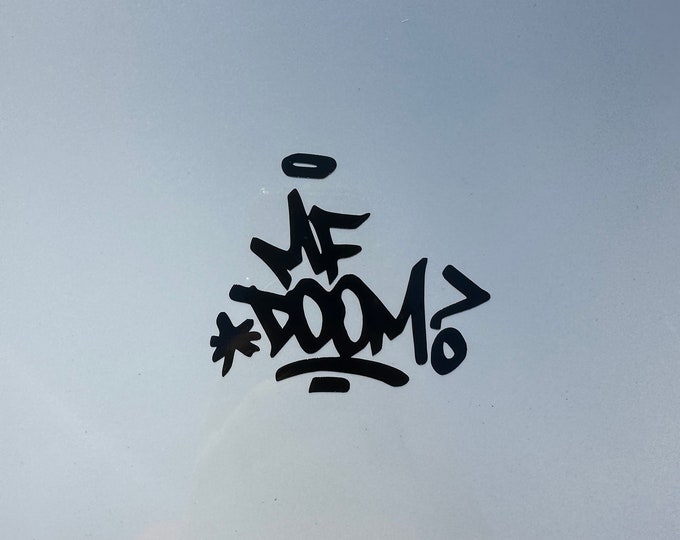 MF DOOM Vinyl Decal - Etsy