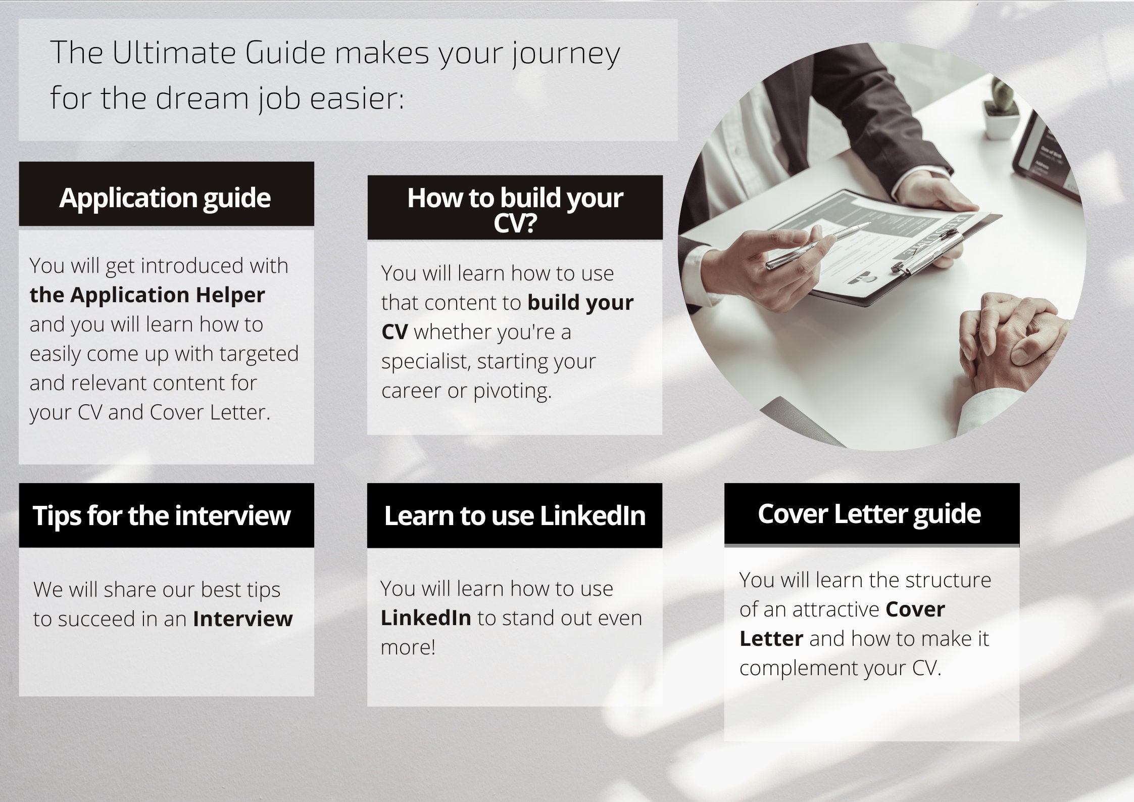 CV Template Modern Job Application Template Minimalistic - Etsy