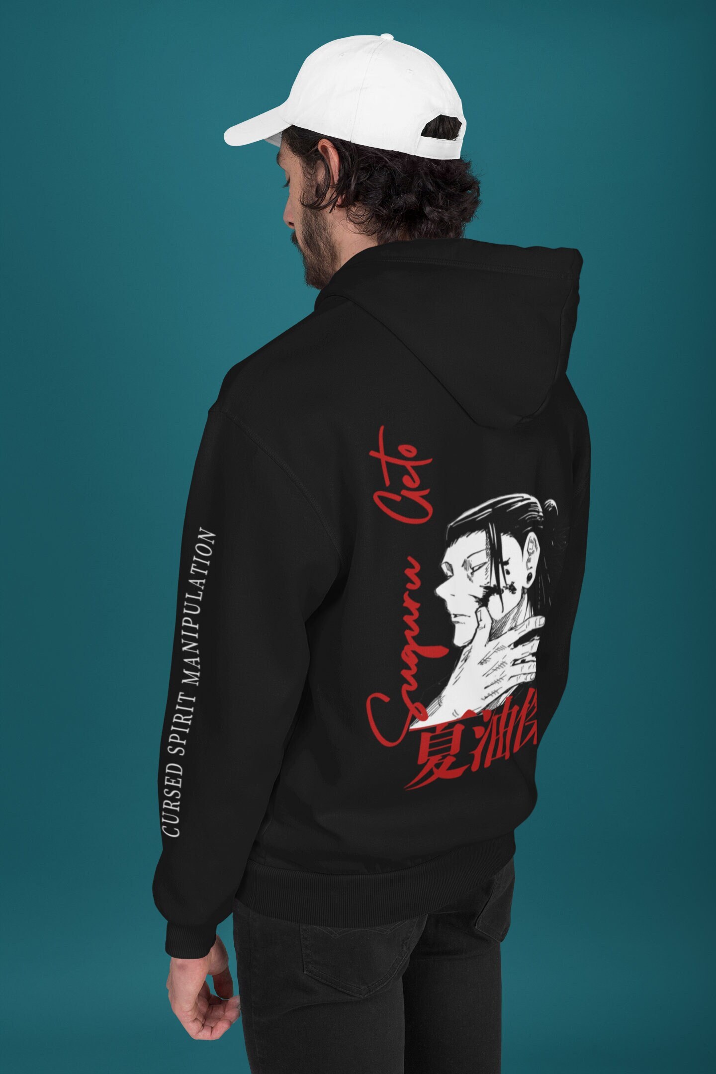 Suguru Geto Hoodie Cursed Spirit Manipulation Jujutsu Kaisen Anime ...