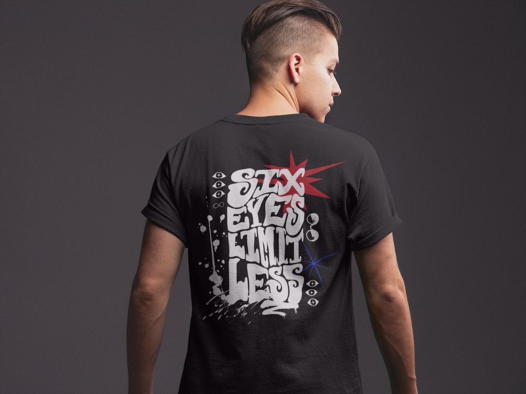 Six Eyes Limitless Gojo Satoru Jujutsu Kaisen Tee Shirt Subtle Anime ...