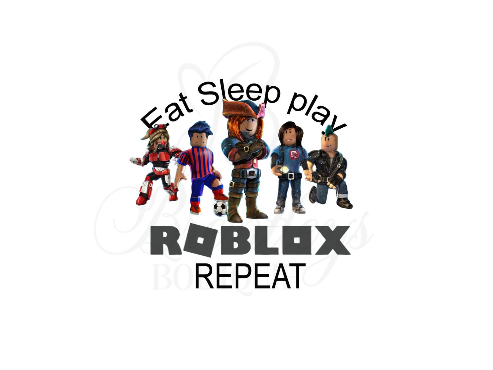 Eat Sleep Roblox Design, PNG, Sublimation, Roblox, Roblox Design, T ...