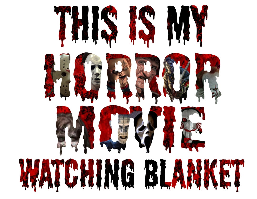 Horror Movie Digital Download Design, Halloween Design, Instant ...