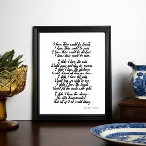 Kintsugi Poem Print, Kintsugi Quote Decor, Original Poetry, Survivor Quote, Transformation ...