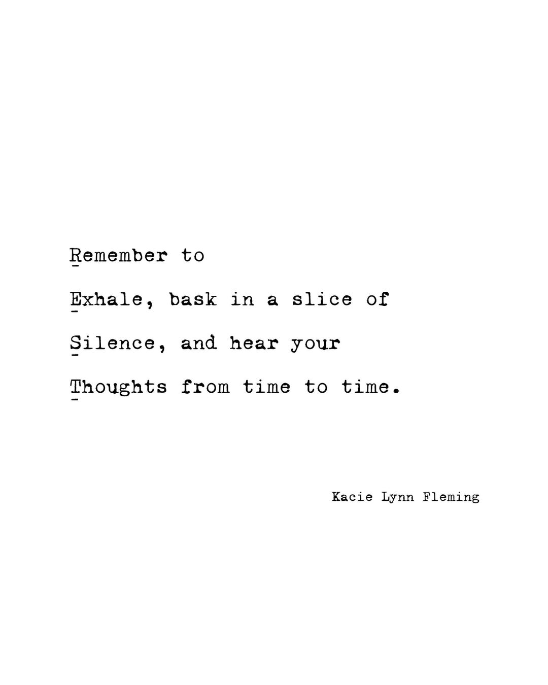 REST Quote Print, Acrostic Poem Wall Art, Self Care Quote, Listen to ...