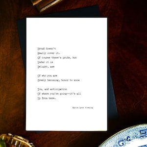 PROUD OF YOU Card, Proud of You Poem Card, Accomplishment Card ...