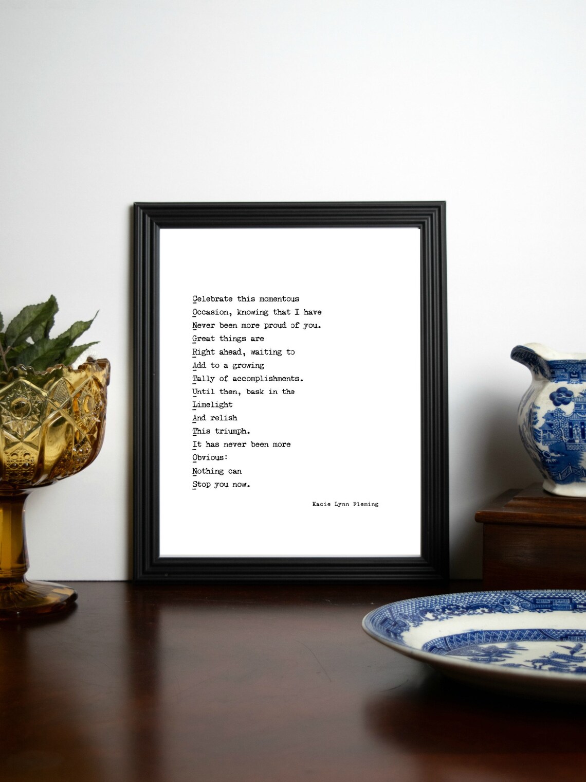 CONGRATULATIONS Gift, Poem Print, Congrats on New Job, Graduation Gift ...