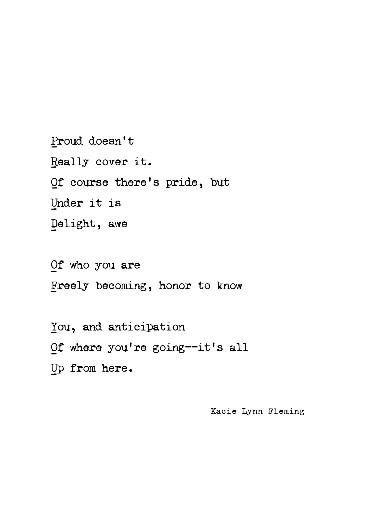 PROUD OF YOU Card, Proud of You Poem Card, Accomplishment Card ...
