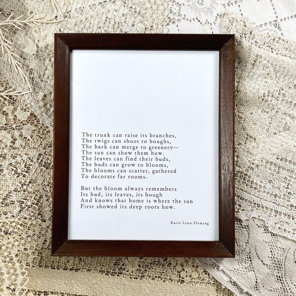 Family Roots Poem - Etsy