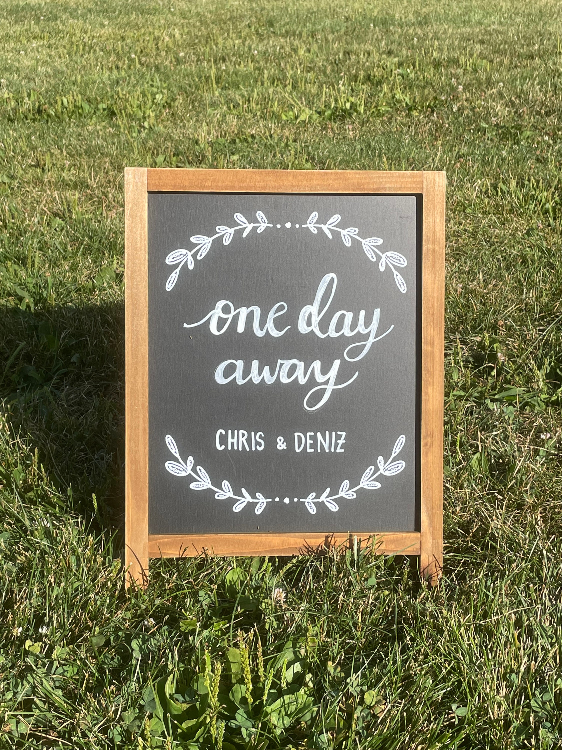 Wedding Sign Chalkboard Sign Wedding Gift Home Decor Personalized ...