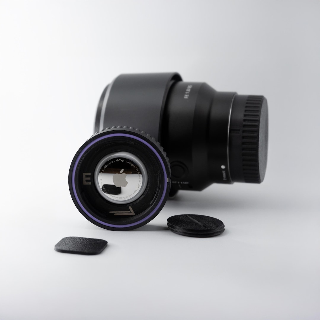 Rear Lens Cap With Hidden AirTag Compartment for Sony E-mount Lenses - Etsy
