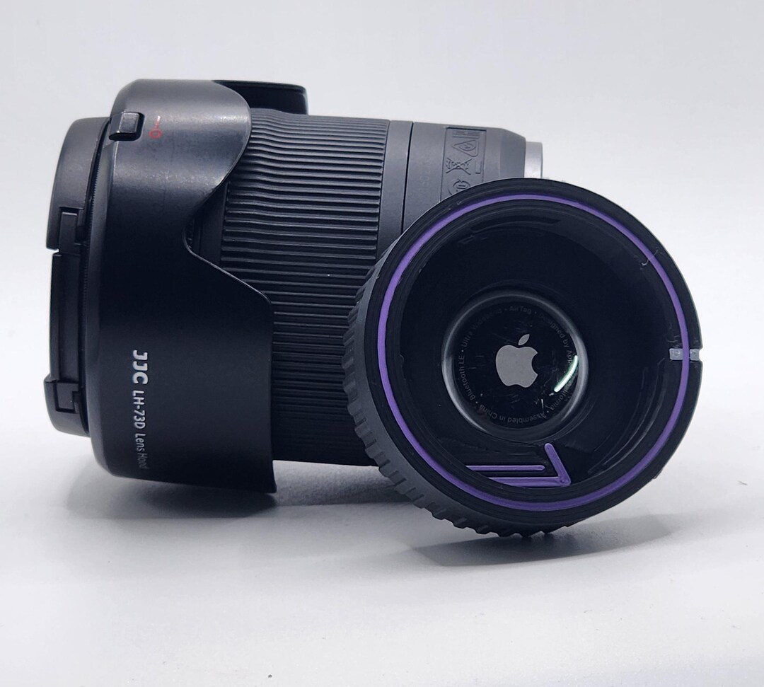 Rear Lens Cap With Hidden AirTag and Tile Sticker Compartment for Canon ...