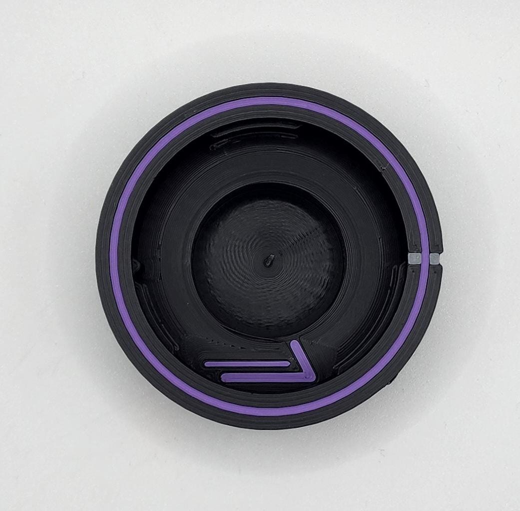 Rear Lens Cap With Hidden AirTag and Tile Sticker Compartment for Canon ...