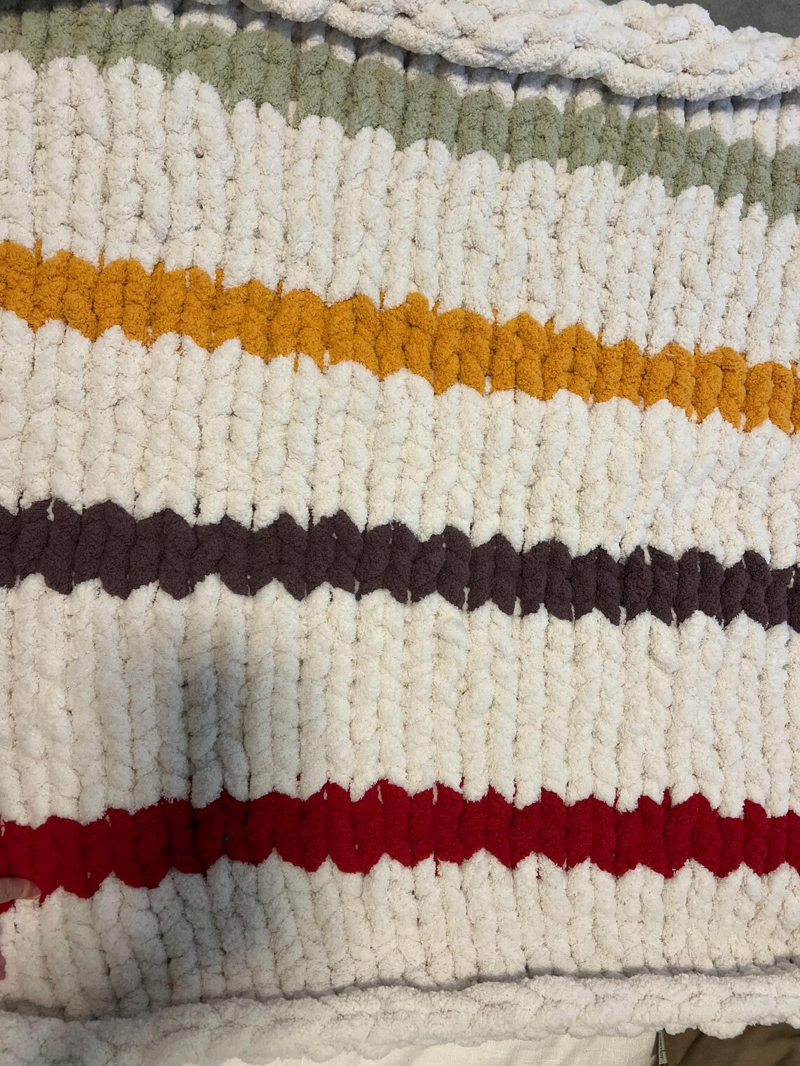 Large Hand Knit Blankets - Etsy
