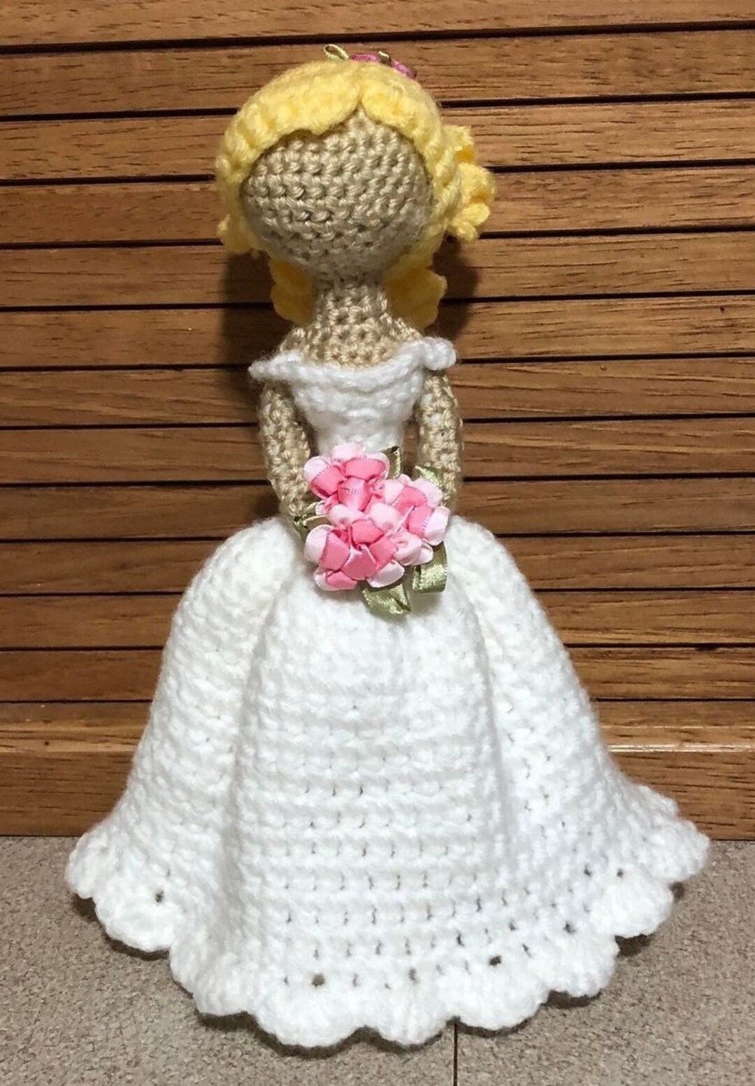 Handmade Crochet Bride Doll - Etsy