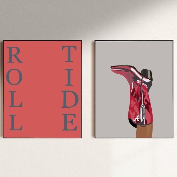 University of Alabama Dorm Room Decor - Etsy