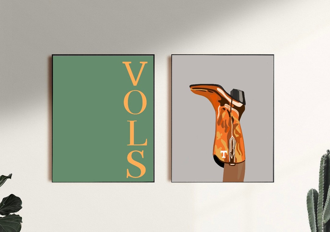 University of Tennessee Wall Art, VOLS Trendy Wall Art, Trendy College ...