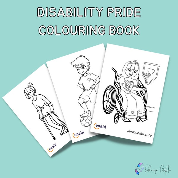 Disability Colouring - Etsy