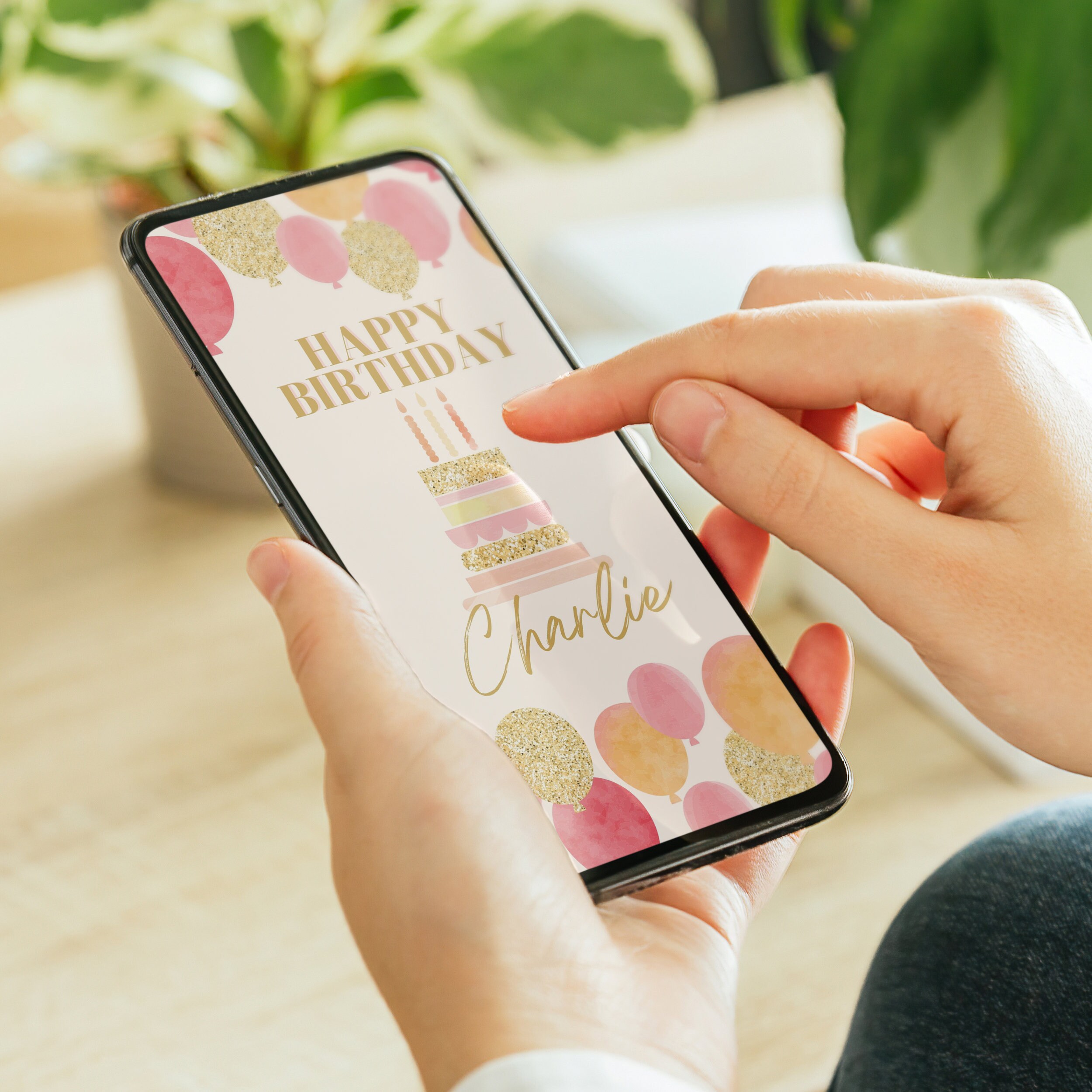 Animated Birthday E-card Template: Editable Cake Design (canva) - Etsy