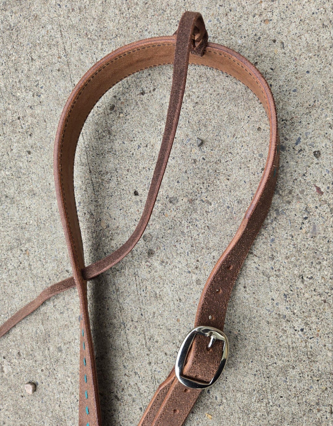 Big John - Draft Horse White Buckstitch Split Ear Headstall - Western ...