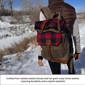The Rocky Mountain Roll Top Backpack- Explorer Series - Rustic Western ...