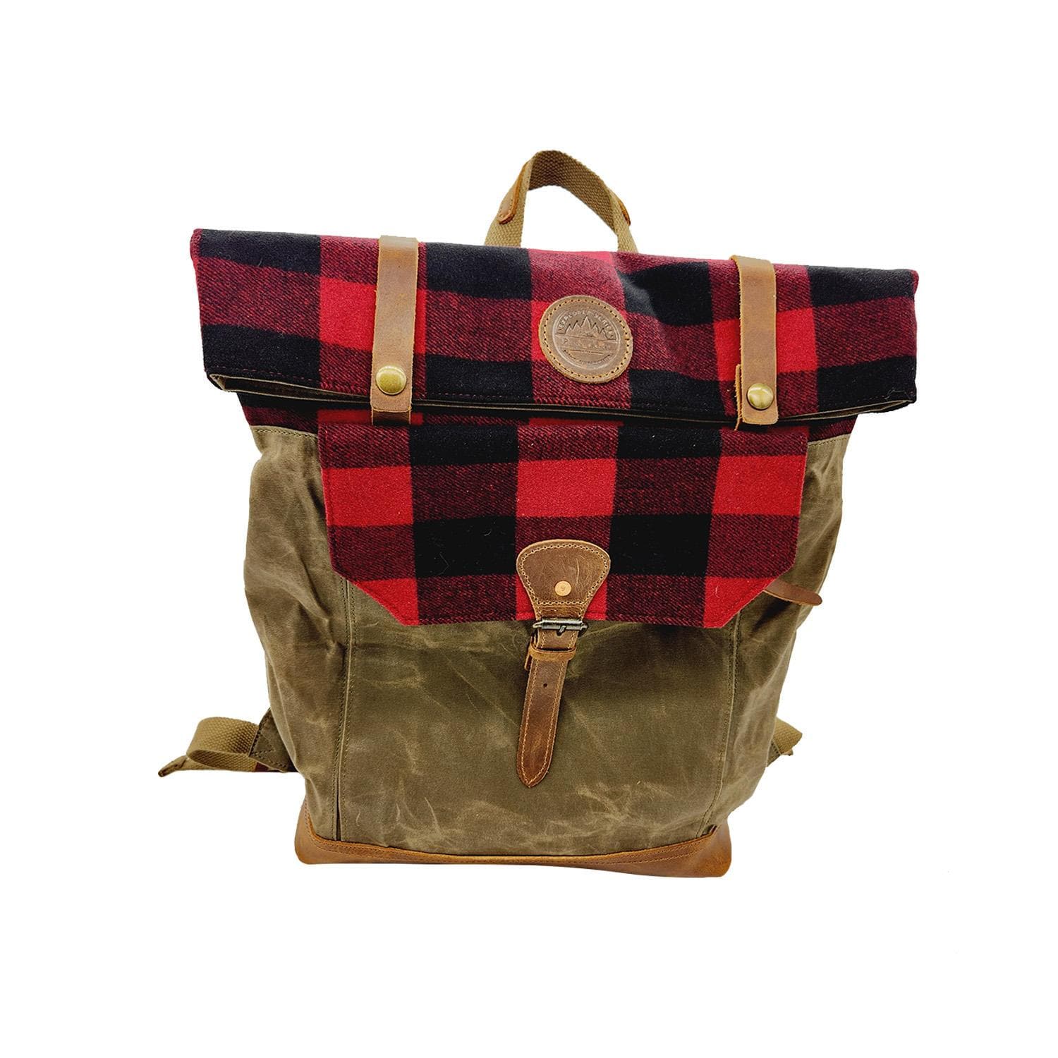 The Rocky Mountain Roll Top Backpack- Explorer Series - Rustic Western ...