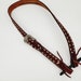 White Buckstitch Split Ear Leather Headstall Horse Bridles Heavy Duty ...