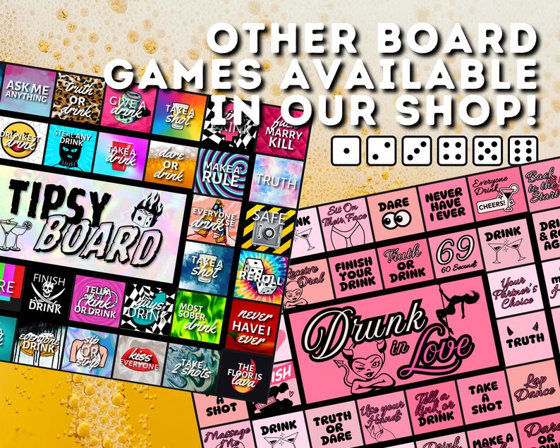 Blackout Board Drinking Game for Adults, Group Party Game Printable, Drinking Board Game Instant ...