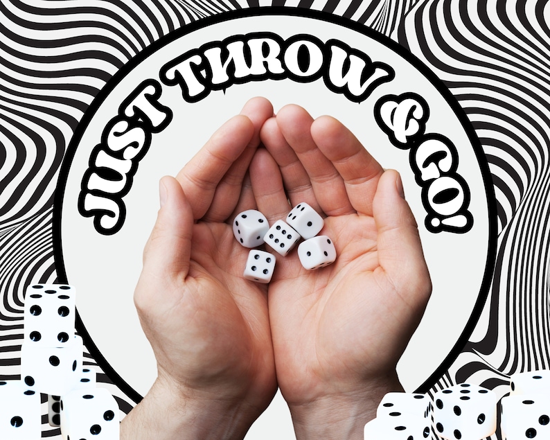 Drunk Dice Drinking Game: Group Party Game Fun for Adults (printable ...