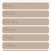 Minimalist Brown Aesthetic Planner Bundle Printable| Minimalist Brown ...