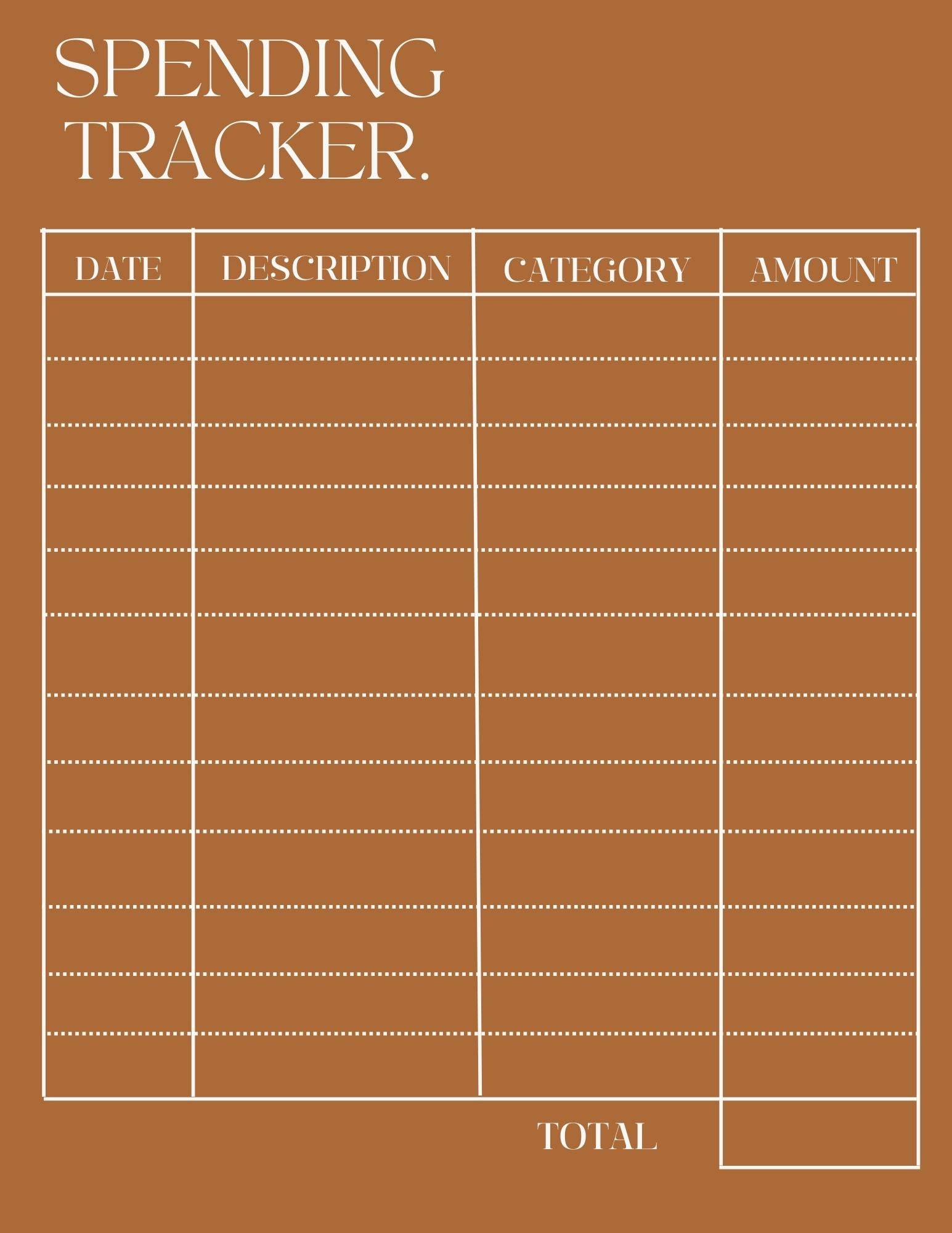 Minimalist Brown Aesthetic Planner Bundle Printable| Minimalist Brown ...