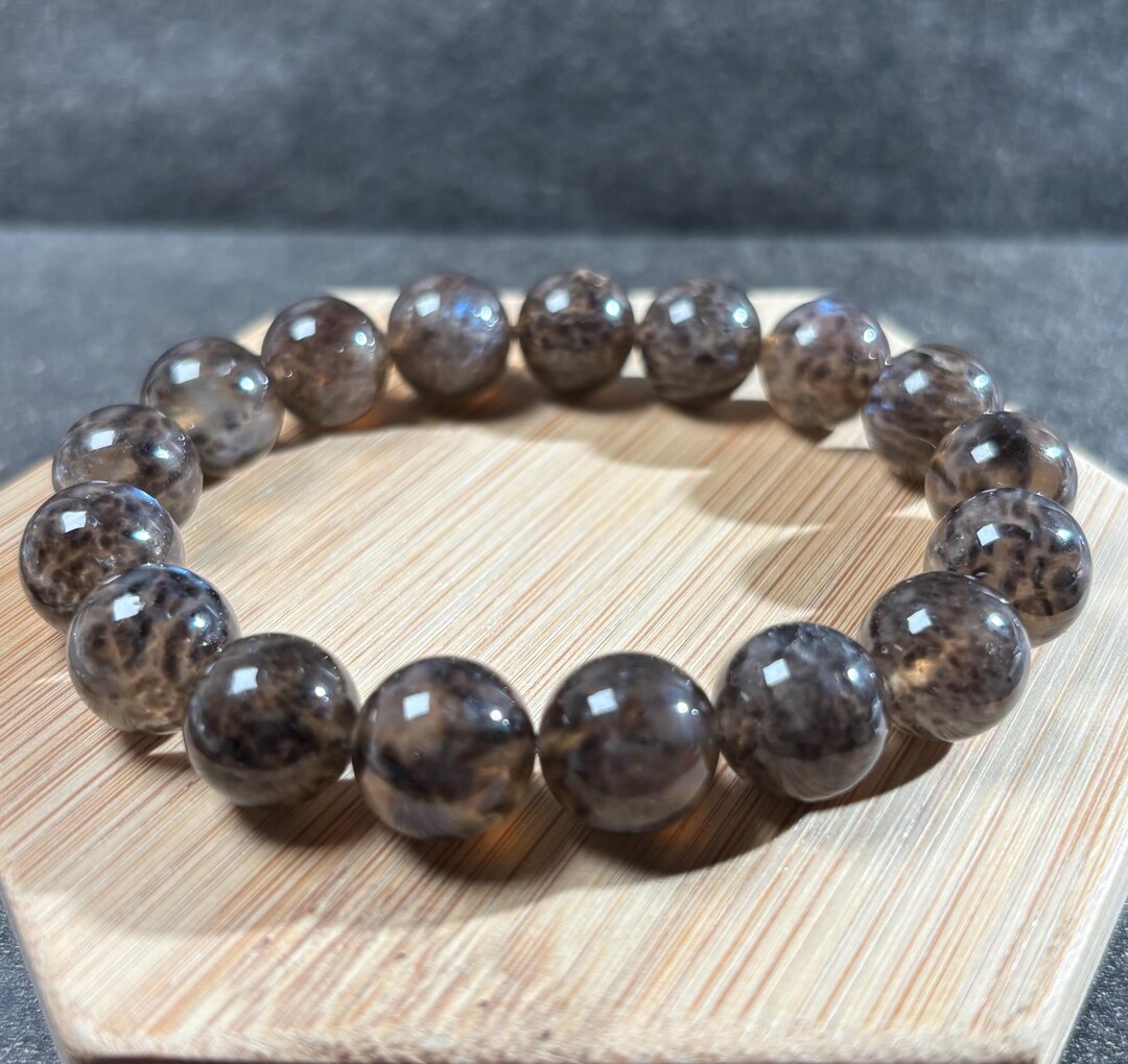 Biotite Moonstone Bracelet: Grounding, Intuitive Gemstone Jewelry - Etsy UK