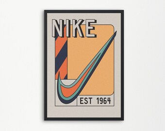 Nike retro poster - Etsy Italia
