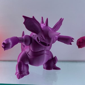 3D Printed Nidoking Action Figure - Etsy