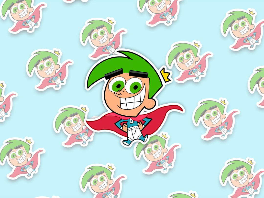 Super Cosmo Computer Sticker - Etsy