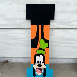 Custom Painted Character Letter - Etsy