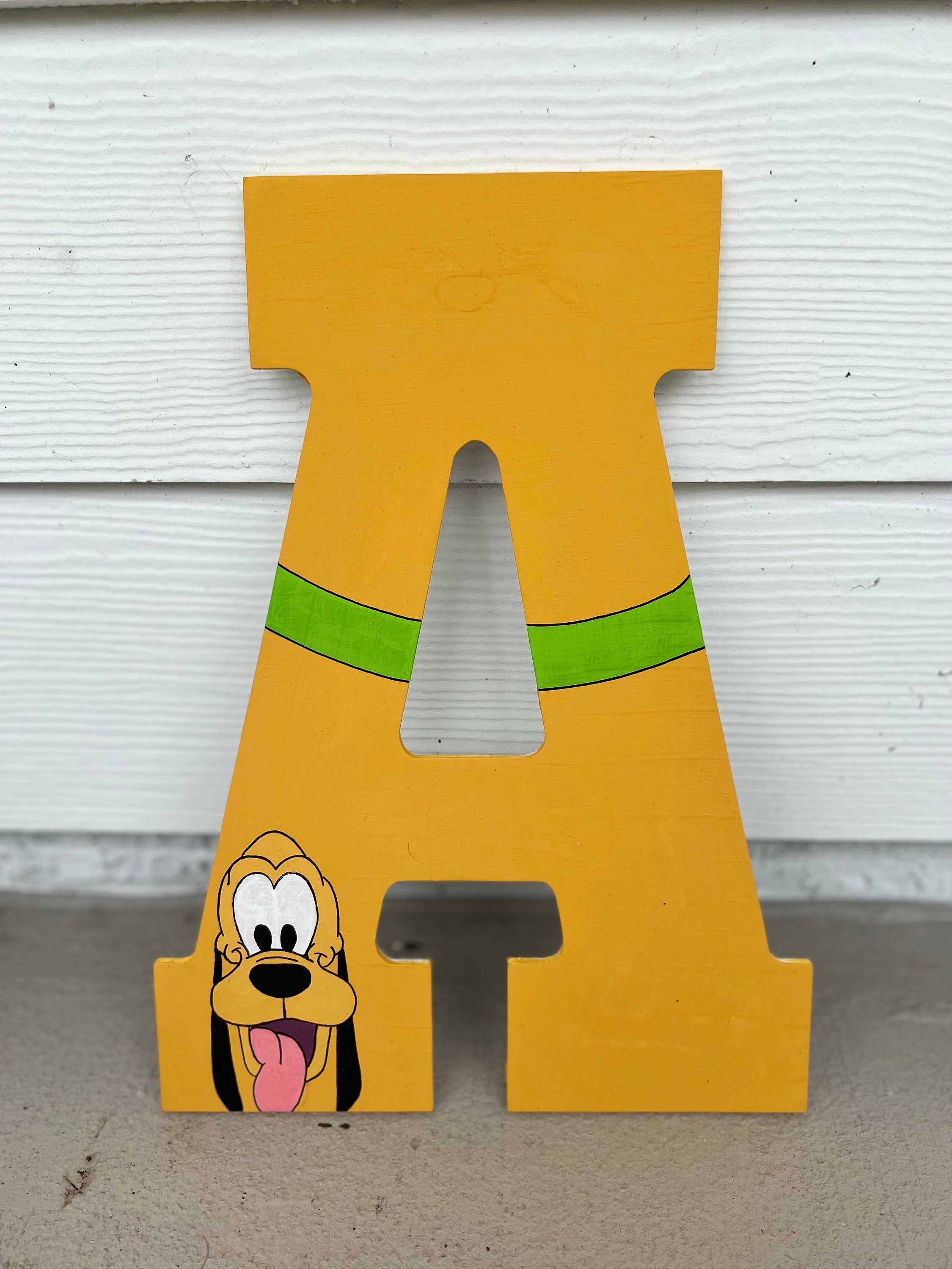 Custom Painted Character Letter - Etsy